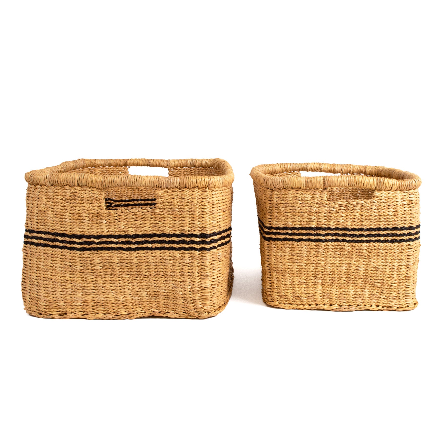 Modern Catch Alls - Rectangular Striped, Set of 2 – Kazi Goods - Wholesale